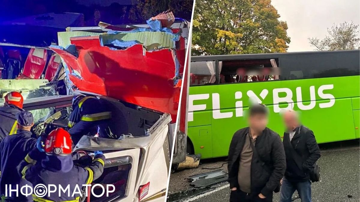 Масштабна ДТП з автобусом під Львовом вже троє загиблих серед десятків поранених діти